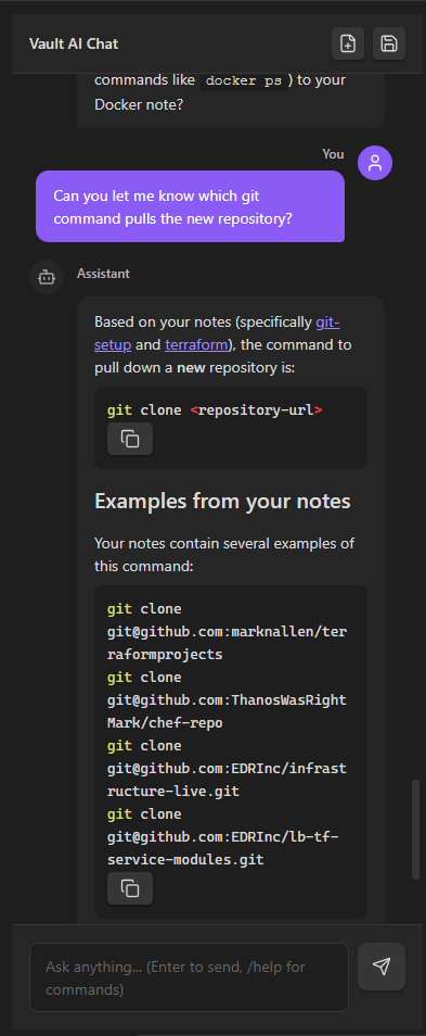 New Plugin: Vault AI Chat with RAG, file deletion/creation, AI ...