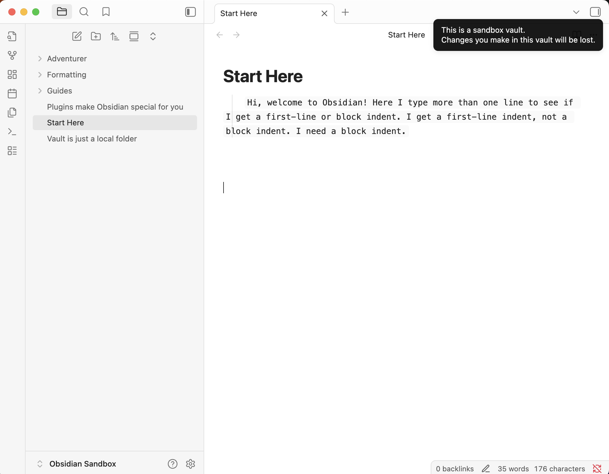 Block Indent has Disappeared - Help - Obsidian Forum