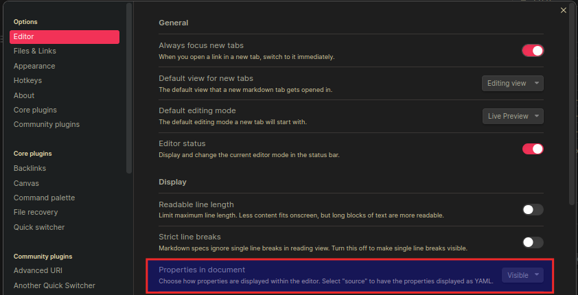 Not Seeing Properties In Reading Mode - Help - Obsidian Forum