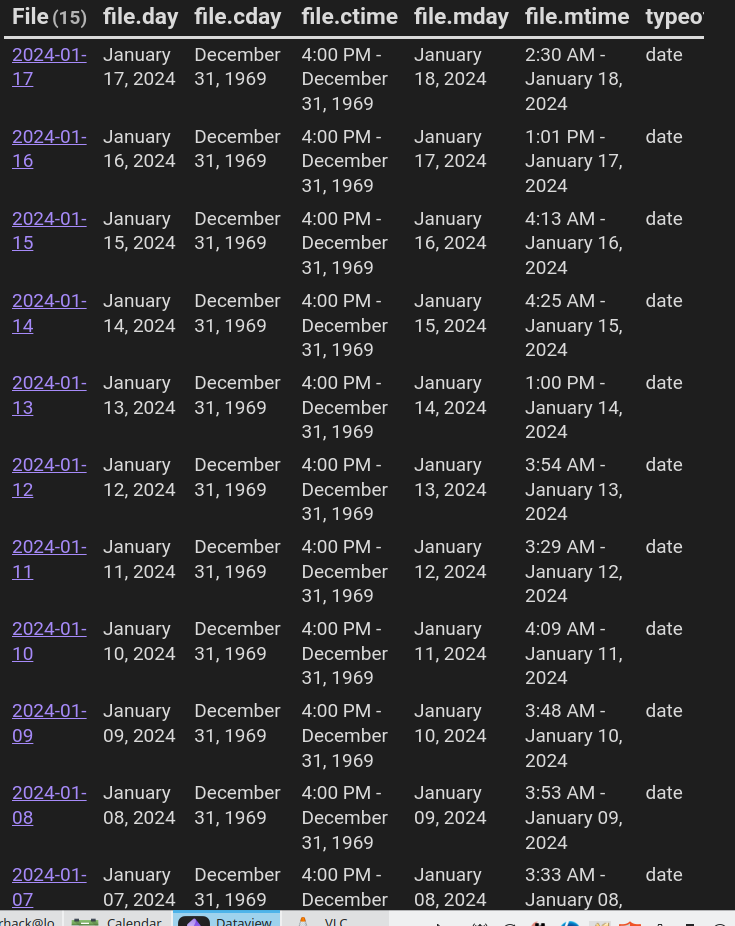 File Creation Date is incorrectly reported on openSUSE Tumbleweed - Help - Obsidian Forum