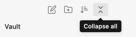 Is There A Keyboard Shortcut To Collapse All Folders Help Obsidian 