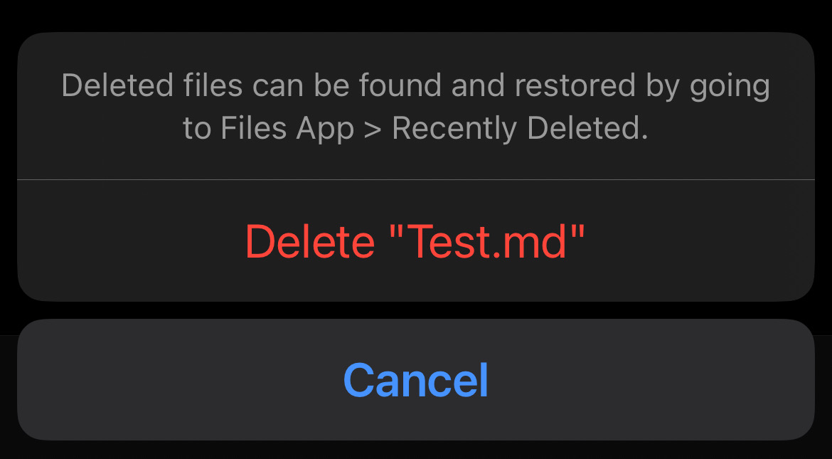 Mobile: Remove "Delete and don't ask again" button from Delete and ...