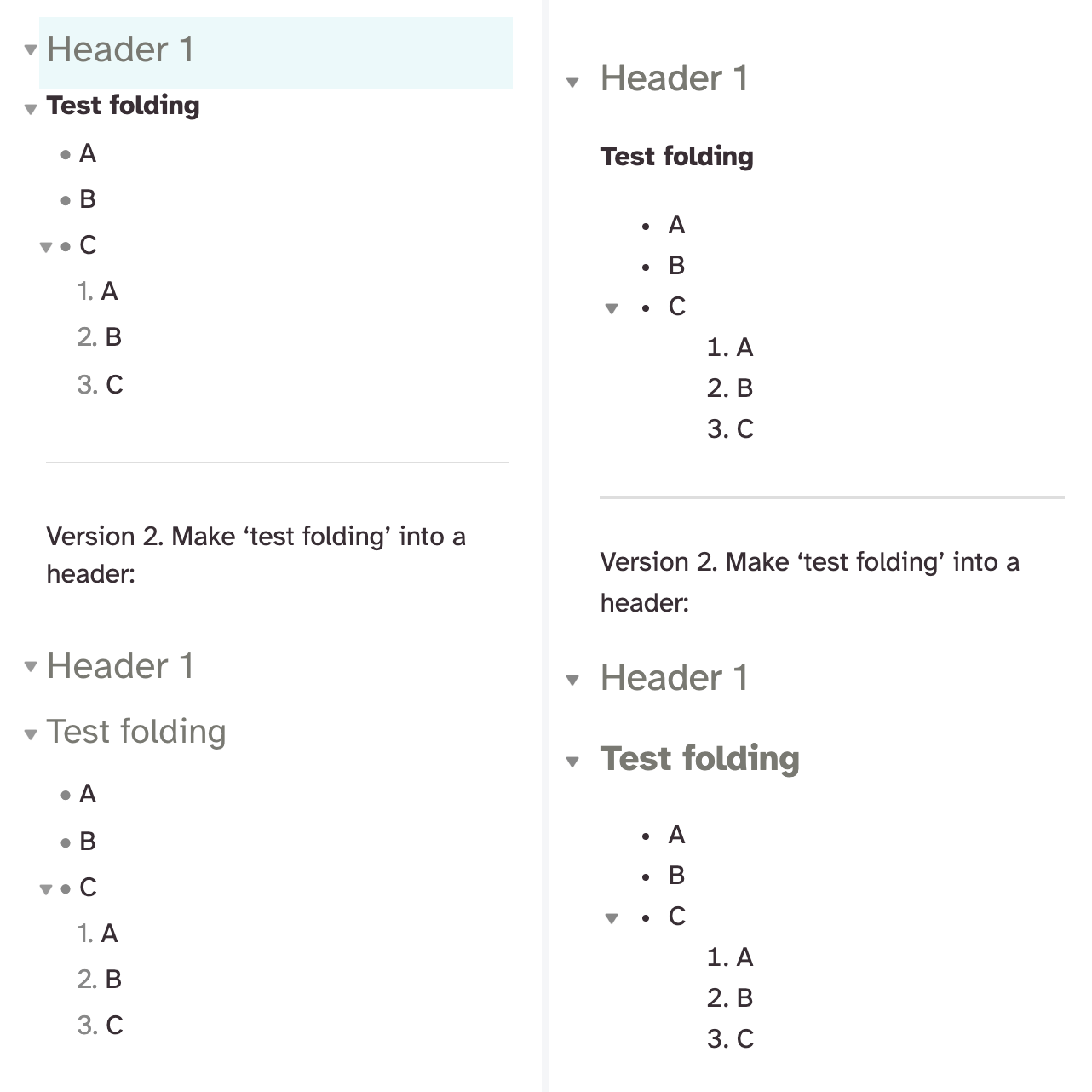 Folding does not work - Help - Obsidian Forum