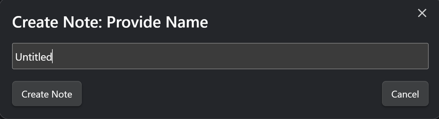 Untitled not preselected in Create note modal - Help - Obsidian Forum