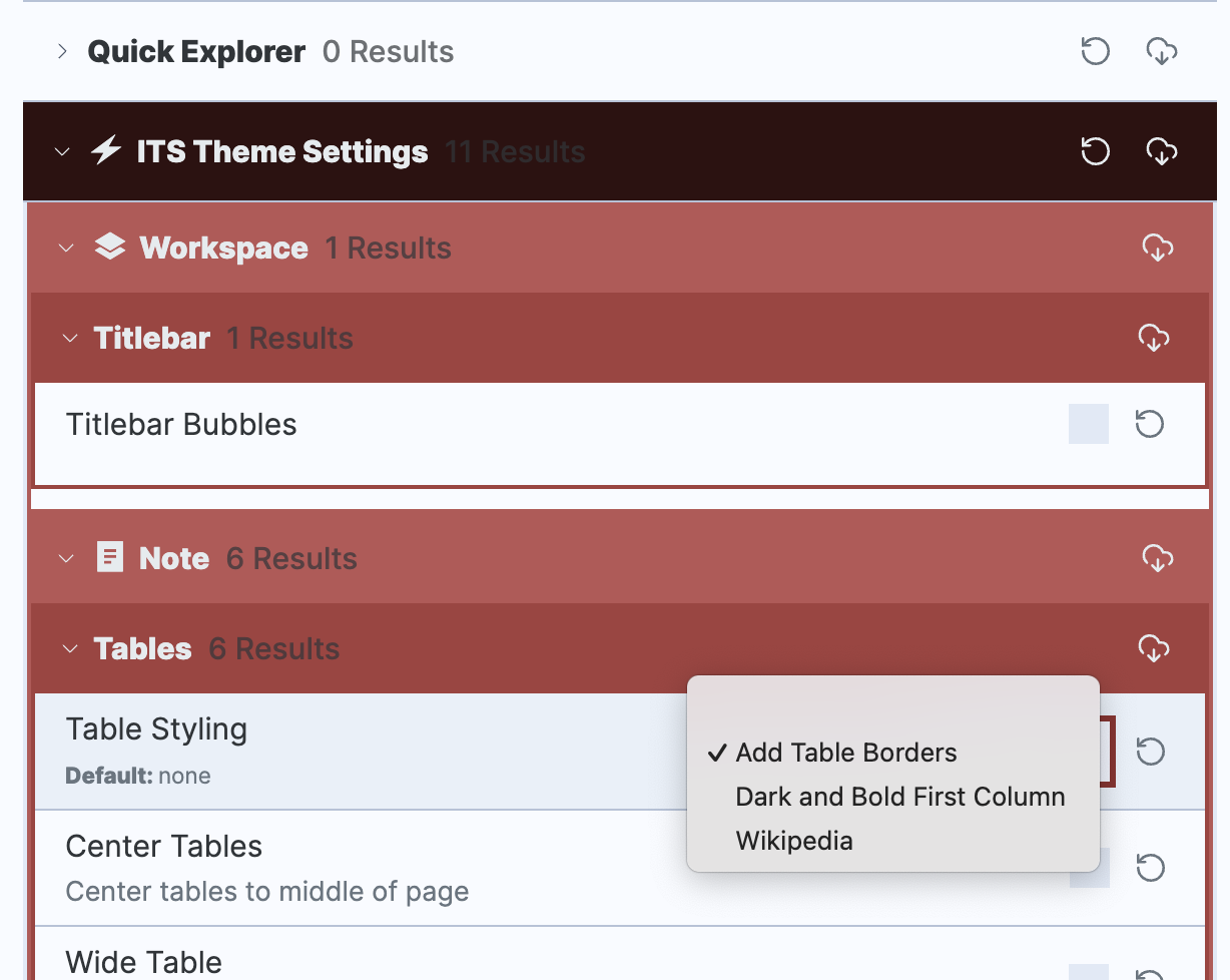 BASE: Tables not showing lines - Custom CSS & Theme Design - Obsidian Forum