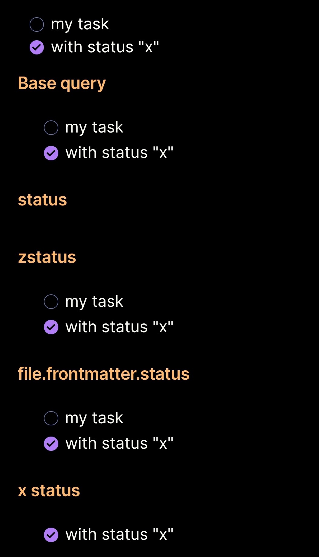 Dataview list tasks from notes with certain metadata properties - Help ... Dataview list tasks from notes with certain metadata properties - Help ...