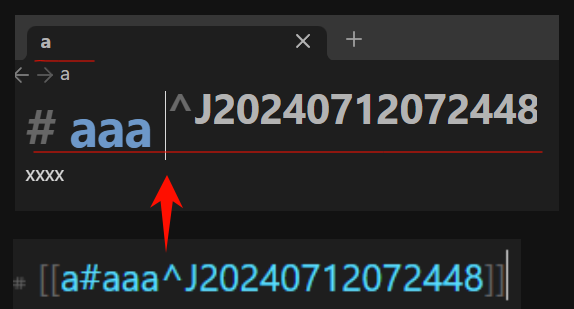 The unified link is #^ - Feature requests - Obsidian Forum