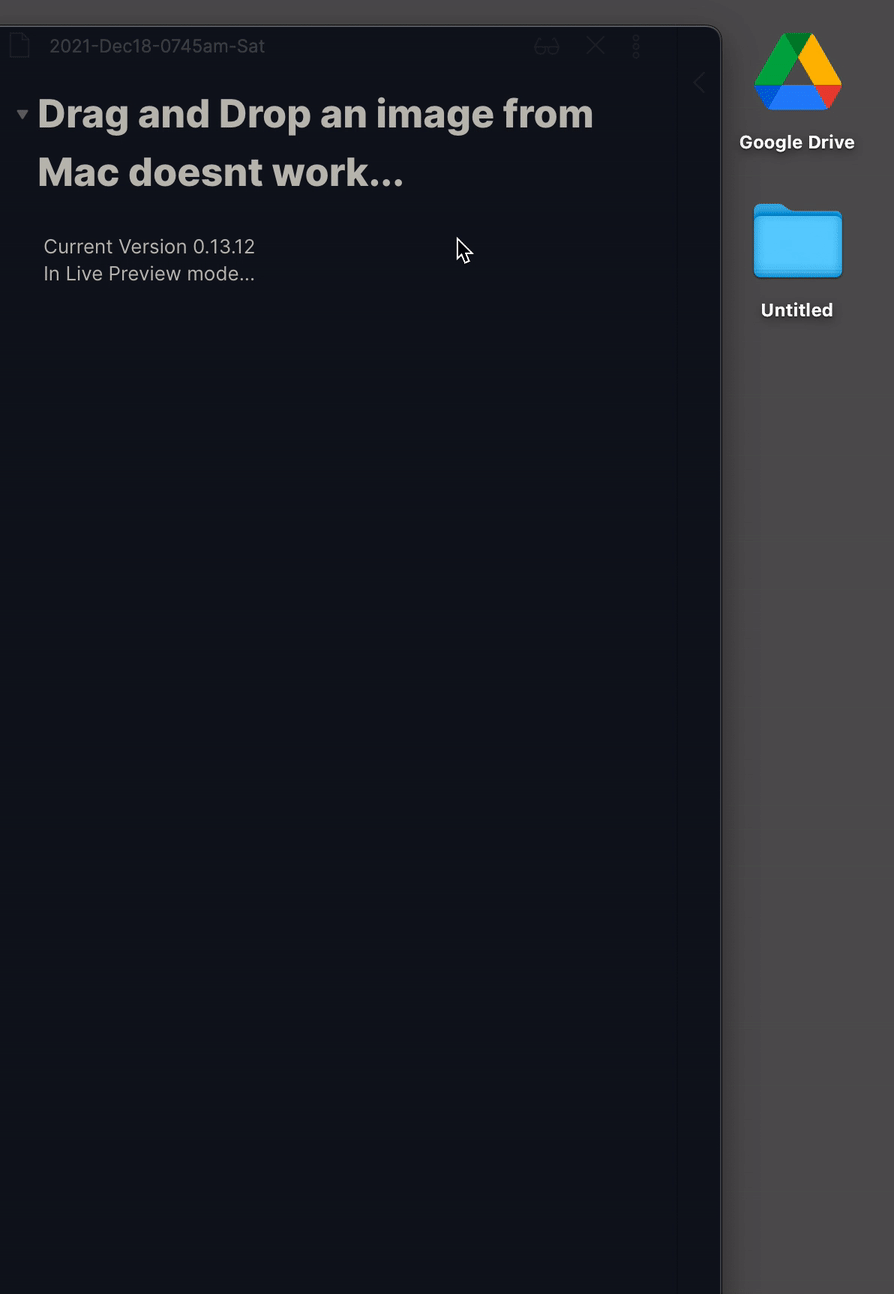 Unable To Drag And Drop Images From MacOS Finder Help Obsidian Forum