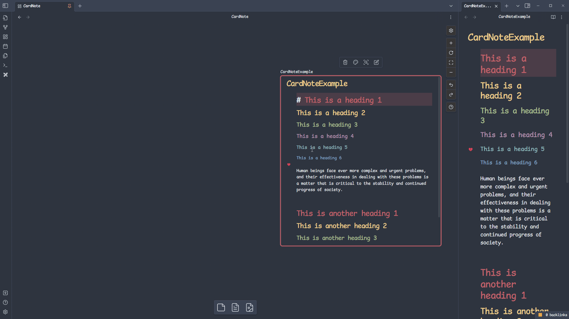 New Plugin: CardNote - Share & showcase - Obsidian Forum