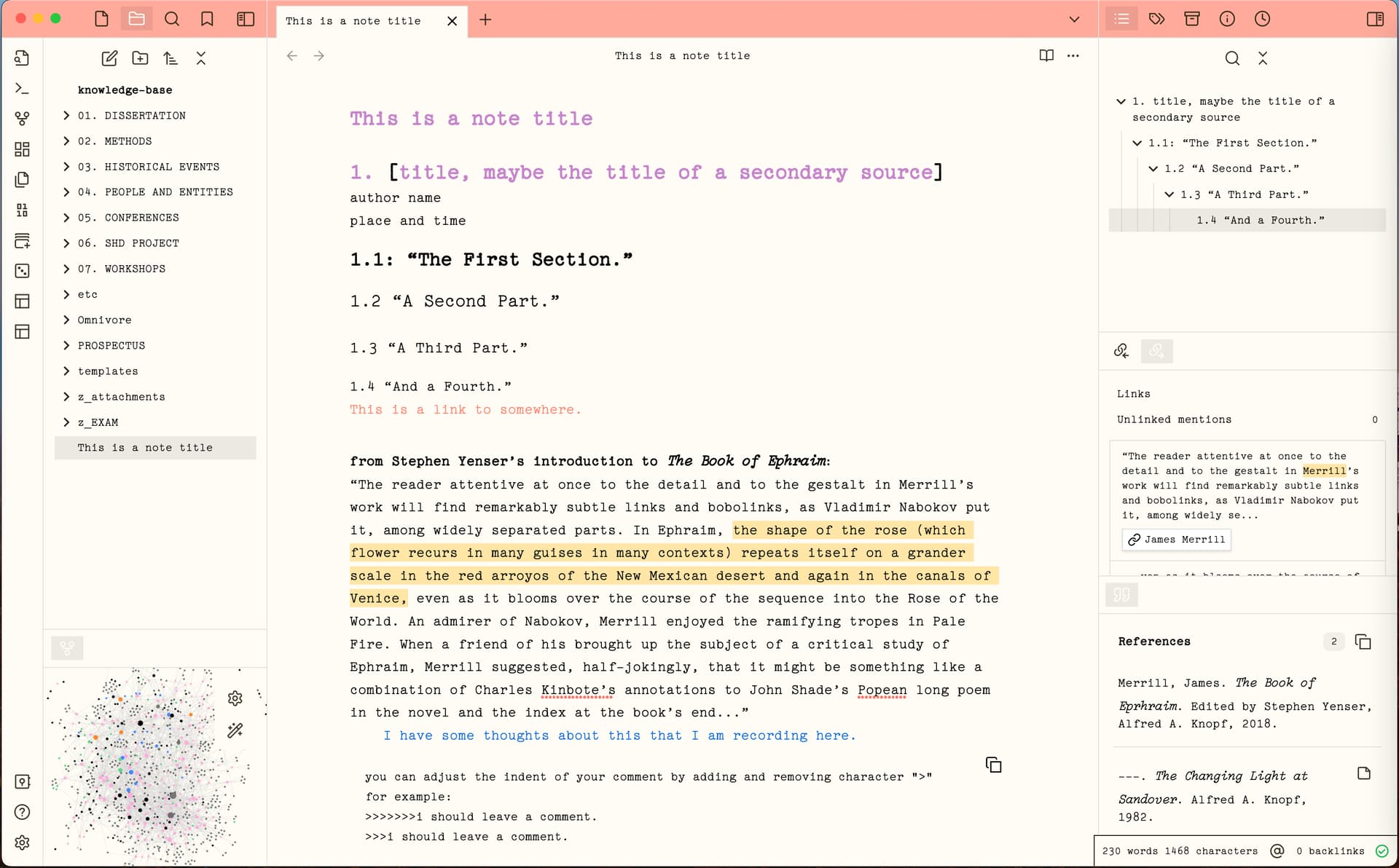 New manuscript-inspired theme: sandover - Share & showcase - Obsidian Forum