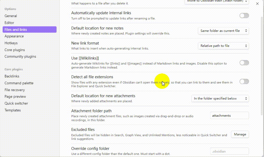 Attachment folder path name changes automatically - Bug graveyard - Obsidian Forum